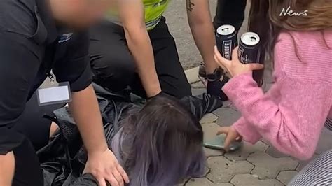 Spin Off Festival Goer Pinned Down By Security Guards Au