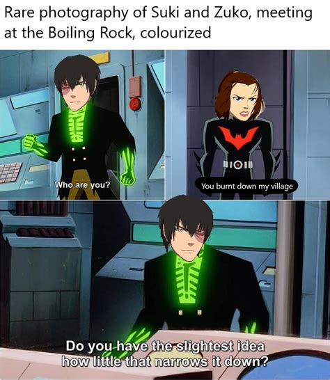 Suki And Zuko Meeting By Invaderzim32 On Deviantart