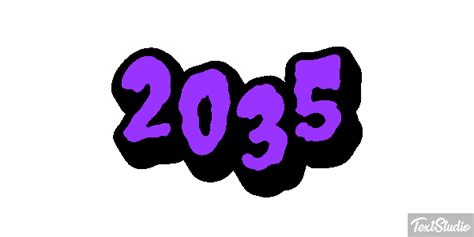 2035 Number Animated  Logo Designs