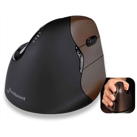 Evoluent Vertical Ergonomic Mouse 4 Small Wireless Vm4sw Sit Healthier