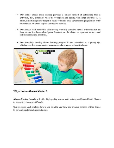 Ppt Abacus Master Professional Mental Math And Abacus Math Online