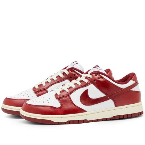 Nike Dunk Low Prm W Sneakers In White Team Red Coconut Milk Nike