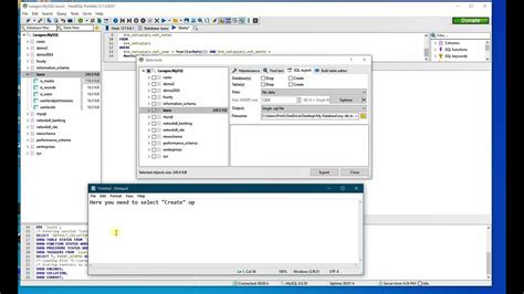 Exporting Mysql Database In Laragon Youtube