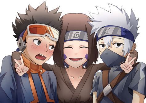 Rin Nohara Kakashi Hatake And Obito Uchiha Rin Nohara Vrogue Co