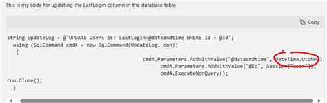 Understanding The Right Datetime Parameter To Use When Inserting Data