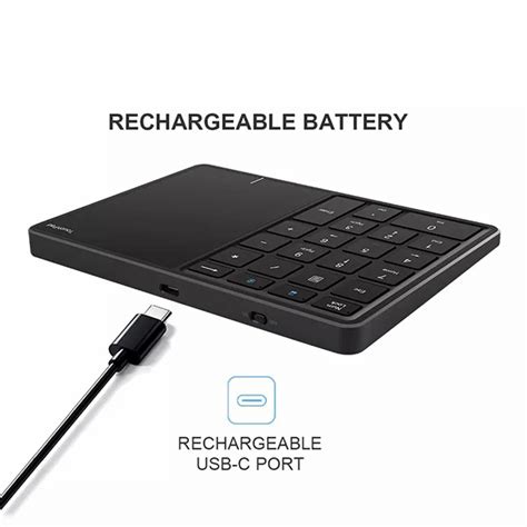 Wireless Numeric Keyboard With Touchpad Srayk Digital Accessories Store