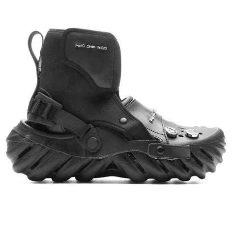 Crocs X Feng Chen Wang Echo Clog Black Cyberpunk Shoes Sneakers