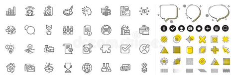Set Of Checkbox Magistrates Court And Inspect Line Icons For Web App Pictogram Icon Vector
