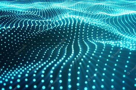 Premium Photo 3d Rendering Abstract Polygonal Low Poly Wave Background With Connecting Dots