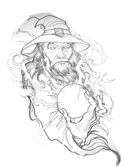 Pin By Adamstattoos2 On Salvamentos Rápidos Wizard Tattoo Dark Art