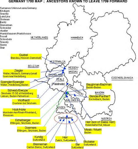 Palatinate Germany Genealogy