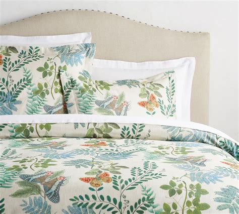 Victoria Botanical Print Duvet Cover And Shams Pottery Barn