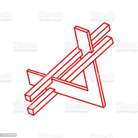 Impossible Objects Optical Illusion Shape 3d Illustration Geometric