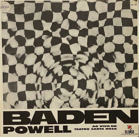 Lp Baden Powell Ao Vivo No Teatro Santa Rosa Vinil Sp