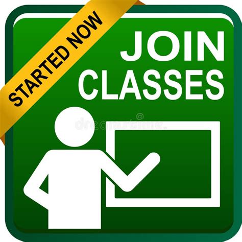Join Class Isolated Cartoon Vector Illustrations Stock Vector