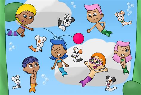 Guppies Playing By Superfloxes On Deviantart