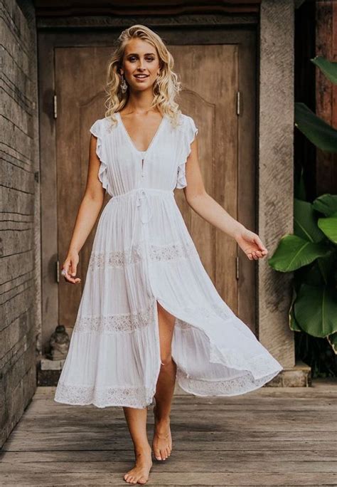 White Party White Bohemian Timeless Dress White Party