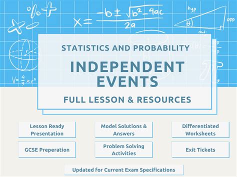 Independent Events Full Lesson With Differentiated Resources
