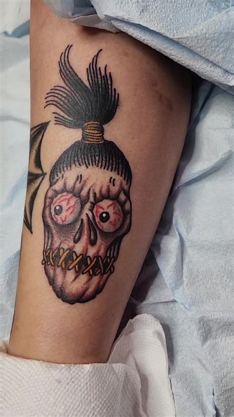 Shrunken Head Tattoo Designs