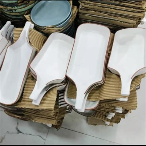 10 Inch Premium White Ceramic Dinnerwaredinner Plates Serving Bowls