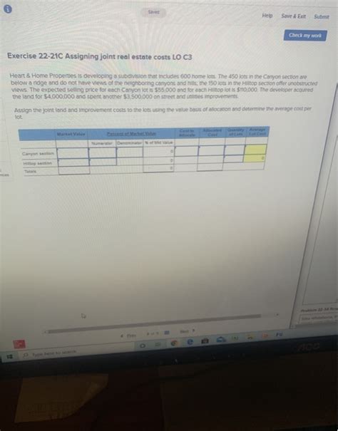 solved help save and exit submit check my work exercise 22 21c