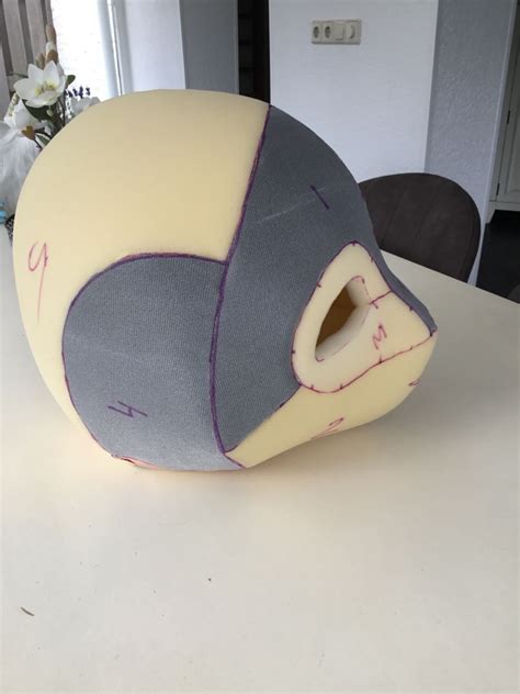 Protogen Fursuit Head Template Digital Pdf Pattern For Diy Foam