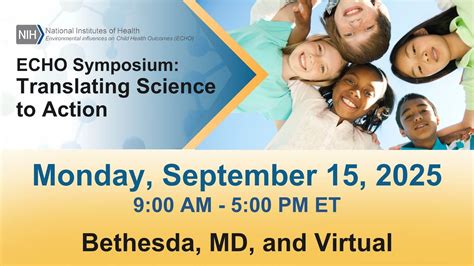 Register Now For The Nih Echo Symposium “translating Science To Action
