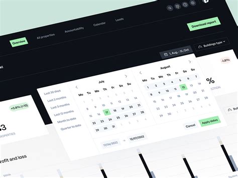 Nook • Date Range Picker Component By Juliette Lagache On Dribbble