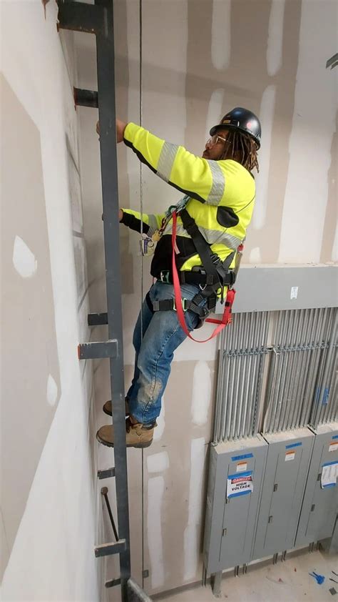 Fixed Ladder Fall Arrest System Ladder Fall Protection System