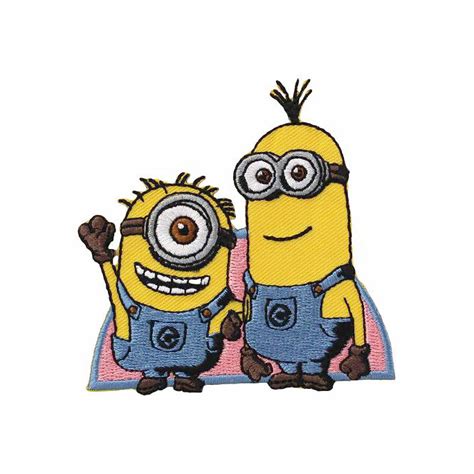 Minion Patch Fun Colorful Embroidered Design