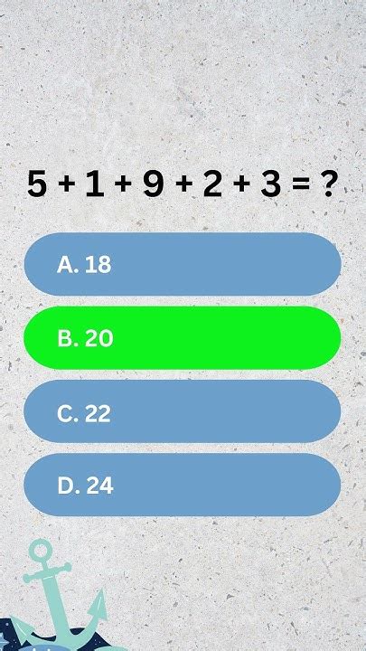 Maths Quiz 4 Shorts Basicmaths Maths Math Mathematics