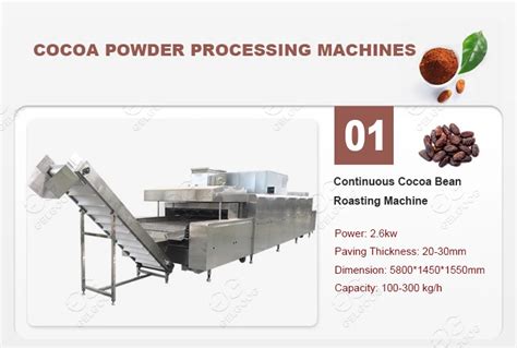 Cocoa Massliquorpowder Processing Plantcocoa Processing Machines
