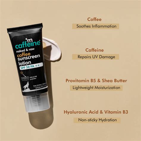 Mcaffeine Coffee Spf 50 Pa Sunscreen Lotion 50 Ml Price Uses Side