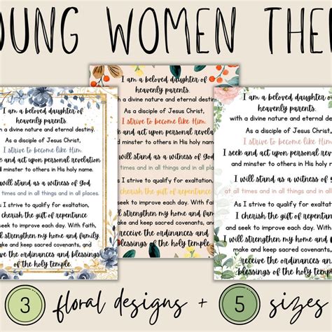 Lds Yw Theme Etsy