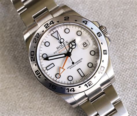 Rolex Explorer Ii 216570 Polar White Dial 2015 Watch Vault Australia