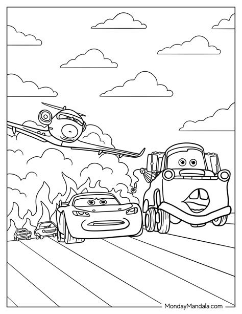 Lightning Mcqueen Disney Cars Coloring Pages Shop