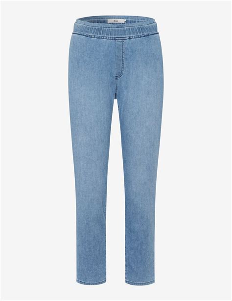 Damesmode Jeans Style Mona S Denim Blauw Relaxed Fit