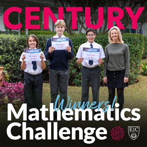 The Eic Century Mathematics Challenge Winners A British International School In Marbella Costa
