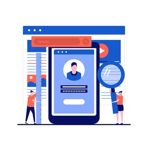 Premium Vector Mobile App Development With Programmer Building Application And Writing Code On