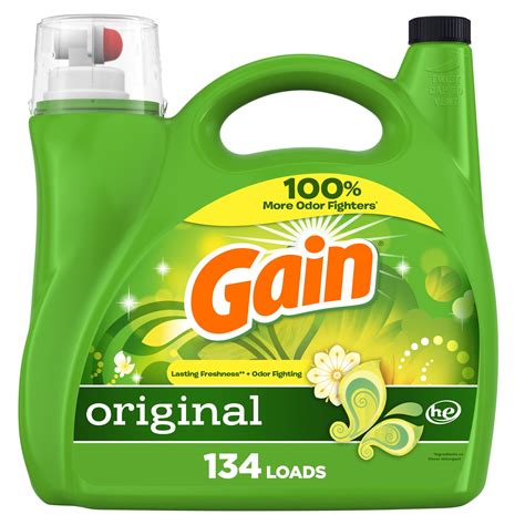 Gain Liquid Laundry Detergent Original Scent 194 Fl Oz 134 Loads For