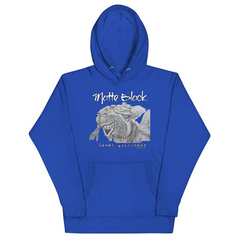 Camel Unisex Hoodie Matte Black Art