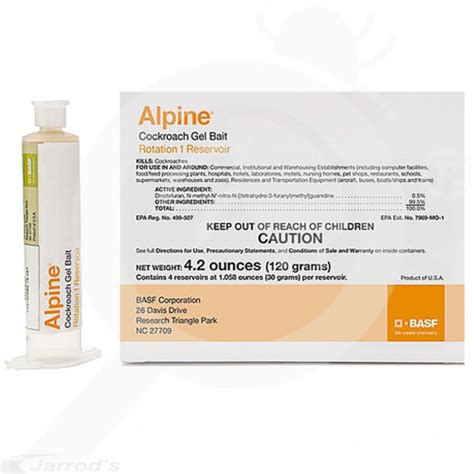 Alpine Cockroach Gel Bait 120 Oz Insecticide Basf Nexles Usa