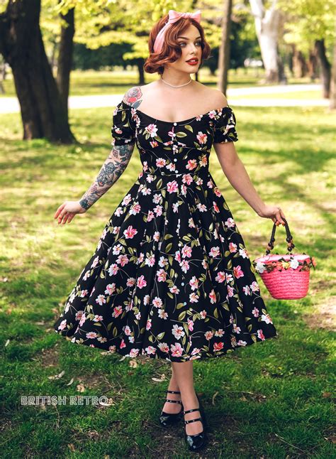 New In 1950s Vintage Retro Dresses Online British Retro
