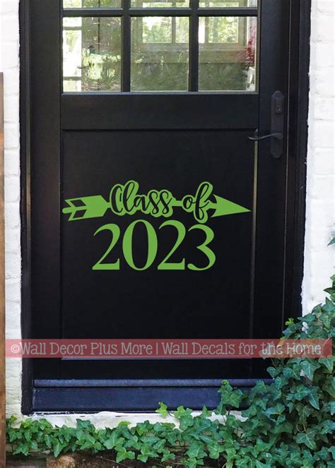 Class Of 2025 Arrow Wall Art Graduation Decals Sticker For Senior High
