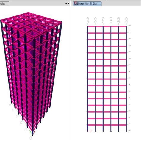 Pdf Seismic Response Of A 3 Dimesional Analysis Of Multi Storey Rc Frame With Steel Bracing As