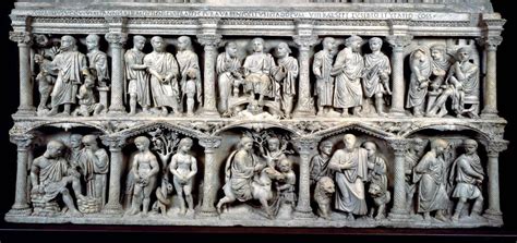 Sarcophagus Of Junius Bassus Historical Sculptures Byzantine Art