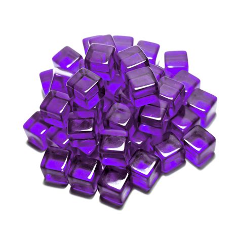 Jetons Cubes Violet 10mm Gsw
