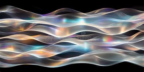 A Visually Immersive Abstract Background With Cascading Waves Of