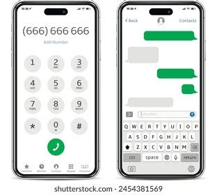 Interface Phone Keypad Keypads Numbers Letters Stock Vector Royalty Free 2294157047 Shutterstock