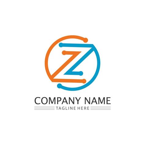 Z Letter And Font Z Logo Design Vector Identity Illustration 24720684